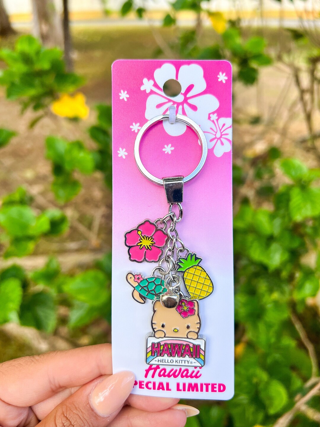 Hk Keychain Hawaii Gift Tan - Etsy