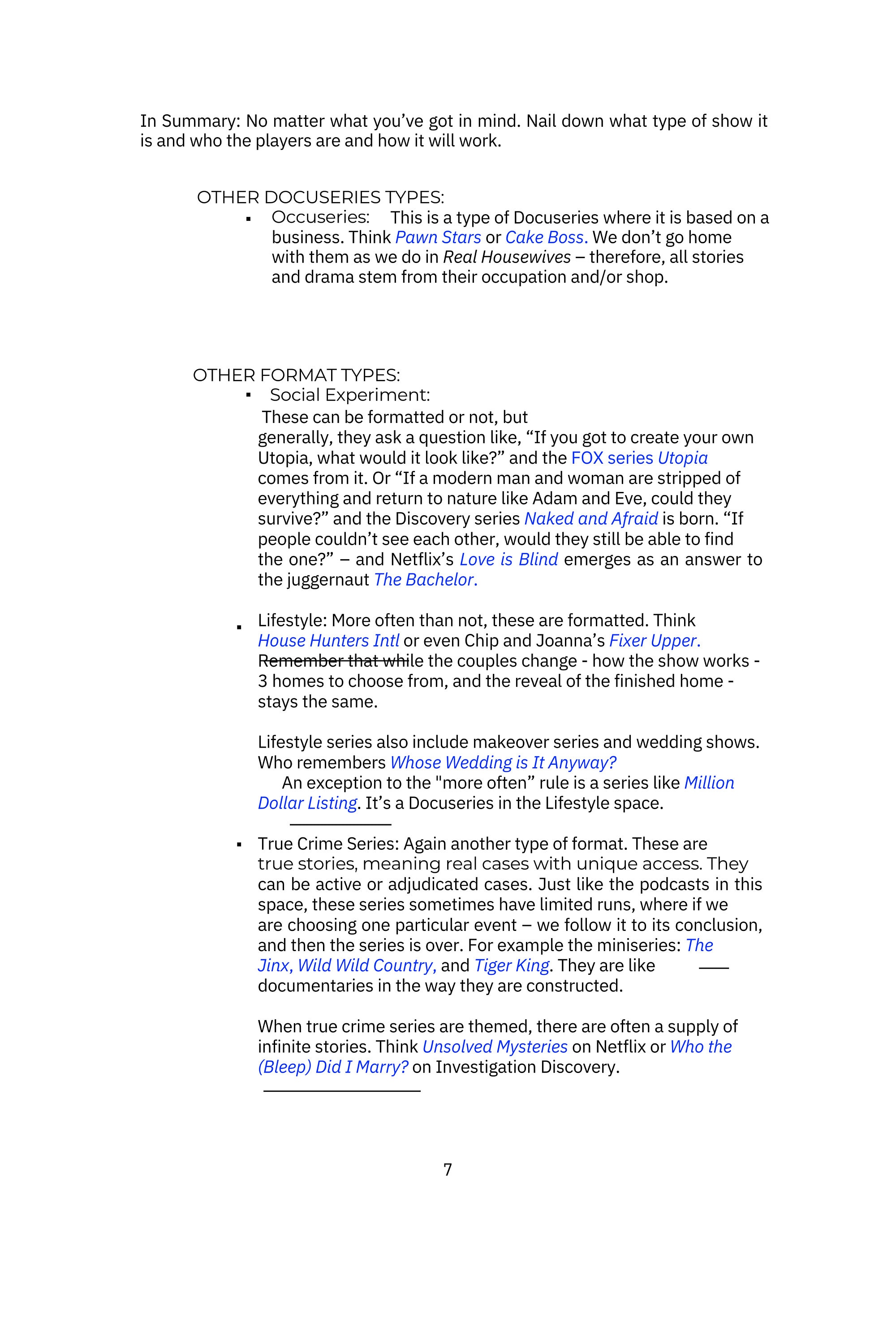 The Reality TV Blueprint: A Hand Guide to Turn Your Concepts Into Sold ...