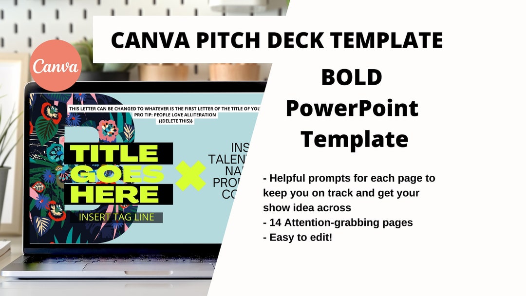 Unscripted / Reality TV Pitch Deck Canva Template - Etsy