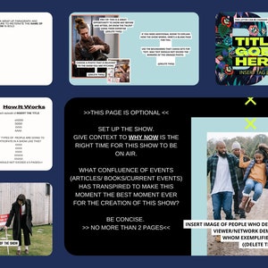 Unscripted / Reality TV Pitch Deck Canva Template - Etsy