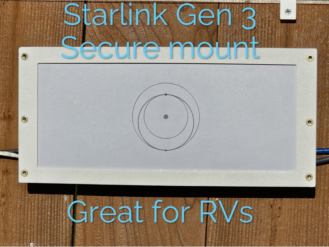 Starlink Standard Gen3 Router Mount for Rvs. Heat Tolerant and Robust ...