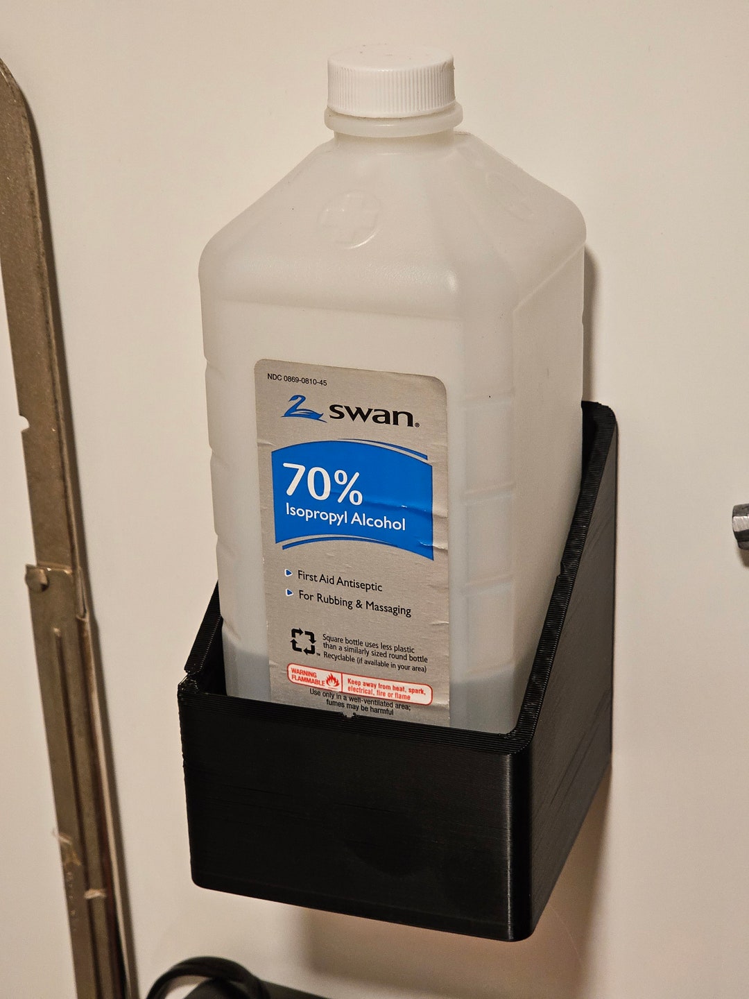 32 Oz Isopropyl Alcohol Holder | Garage Organization | Wall Mounted ...