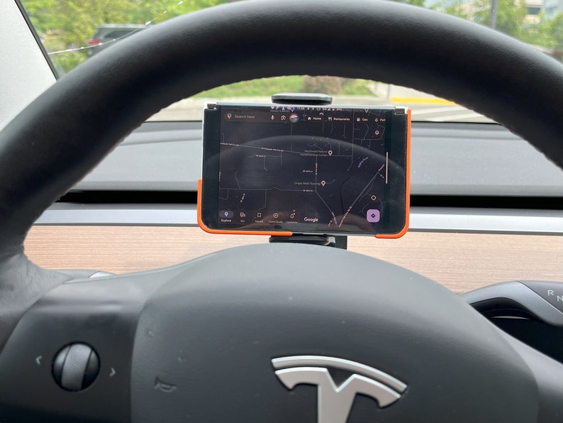 Tesla Model 3/Y Dash Phone Holder (up to 92mm Wide) - Etsy