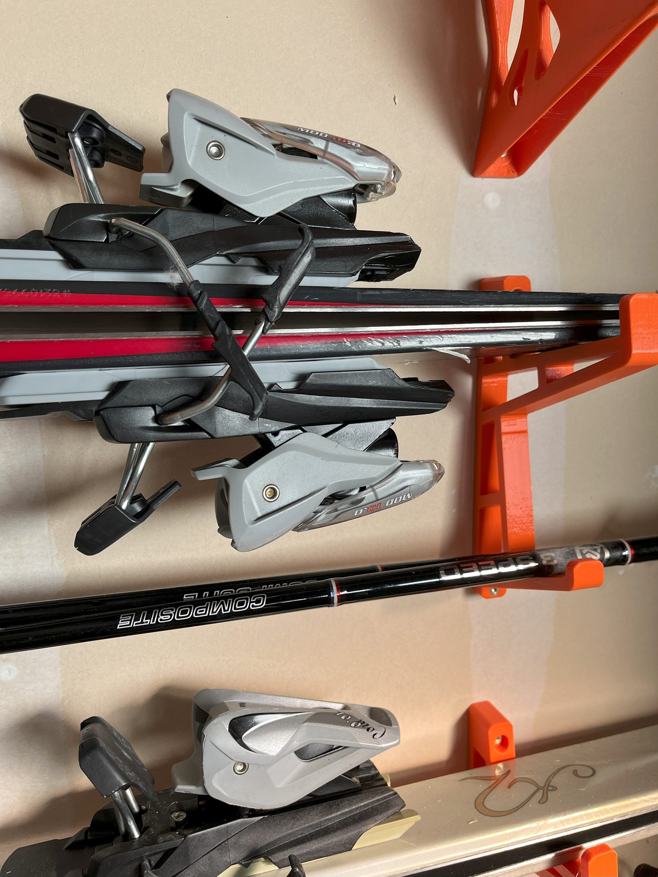 Ski and Poles Wall Rack - Etsy