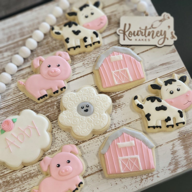 Farm Cookies (12) - Etsy