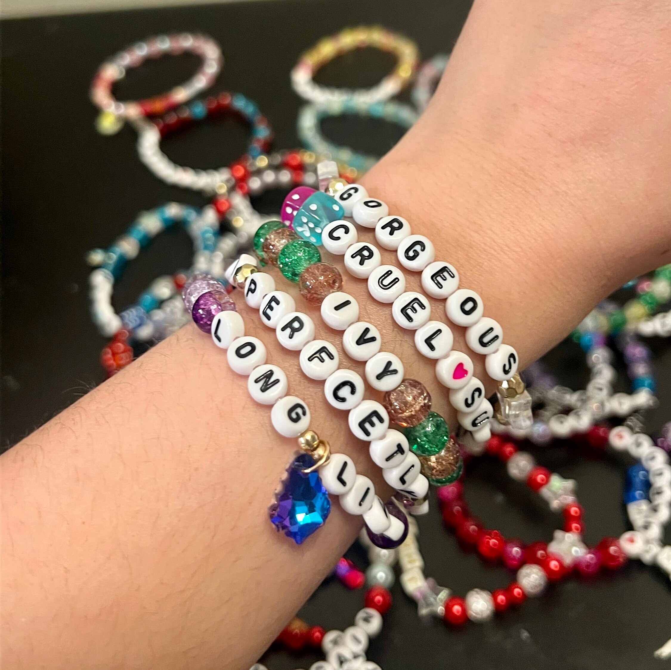 5 Pack-taylor Swift Eras Tour Friendship Bracelets - Etsy