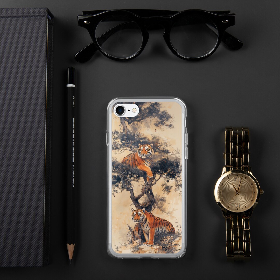 Ancient Chinese Tree | Bengal Tiger iPhone Case | Oriental Design ...