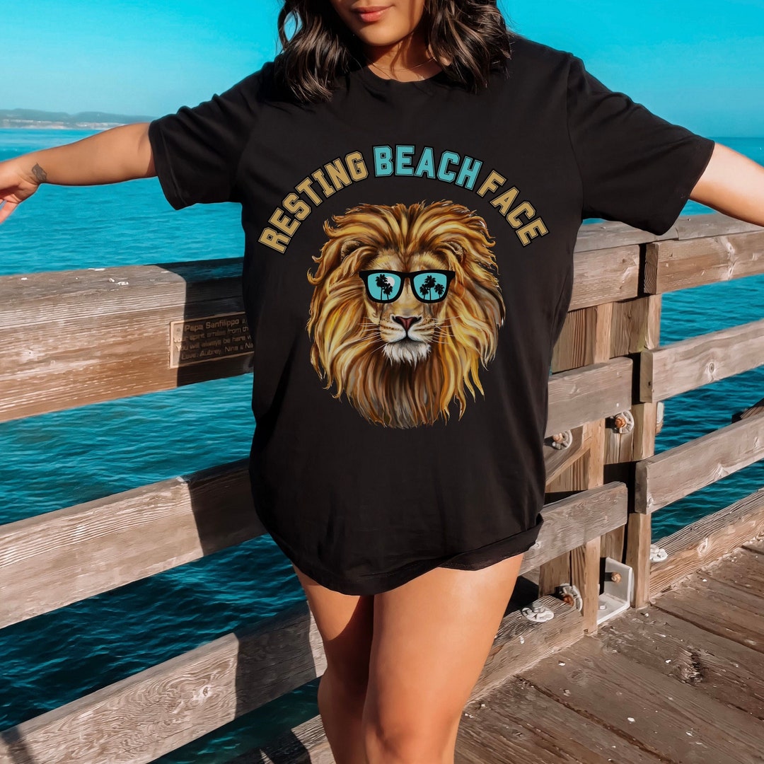 Resting Beach Face, Summer Shirt, Funny Beach Shirt, Vacation Shirt ...