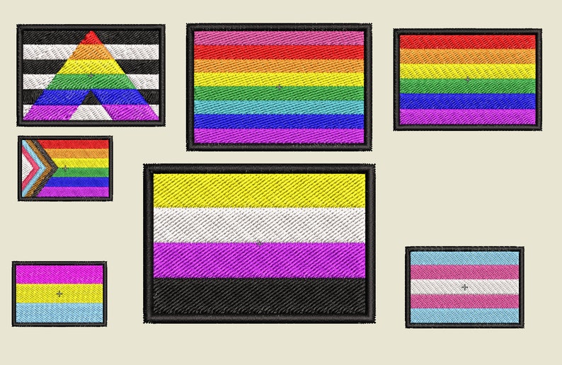 Pride Flags Flags Embroidery Files Embroidery Files LGBTQ / Gay Flags ...