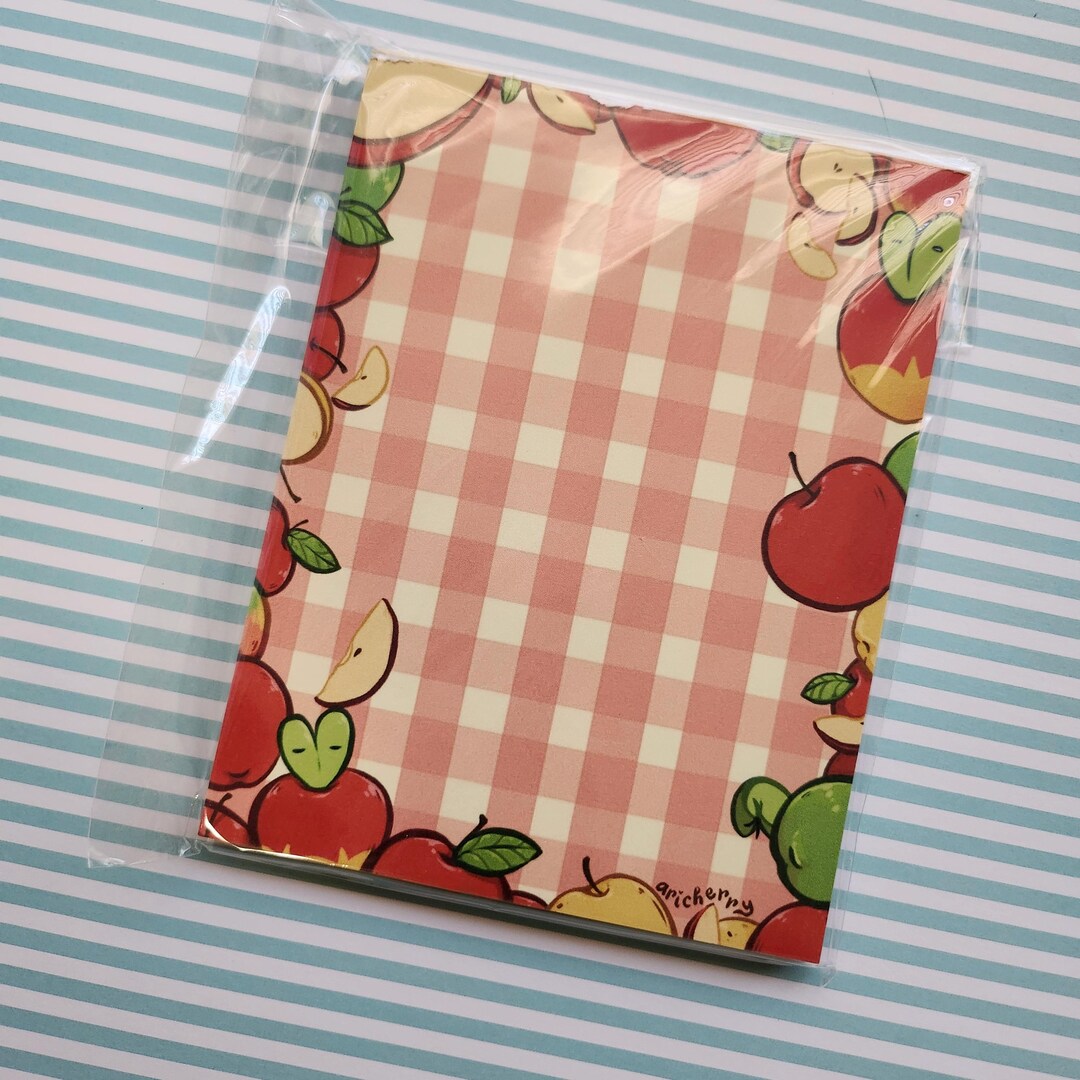 Apples and Applin Pickin Notepad - Etsy