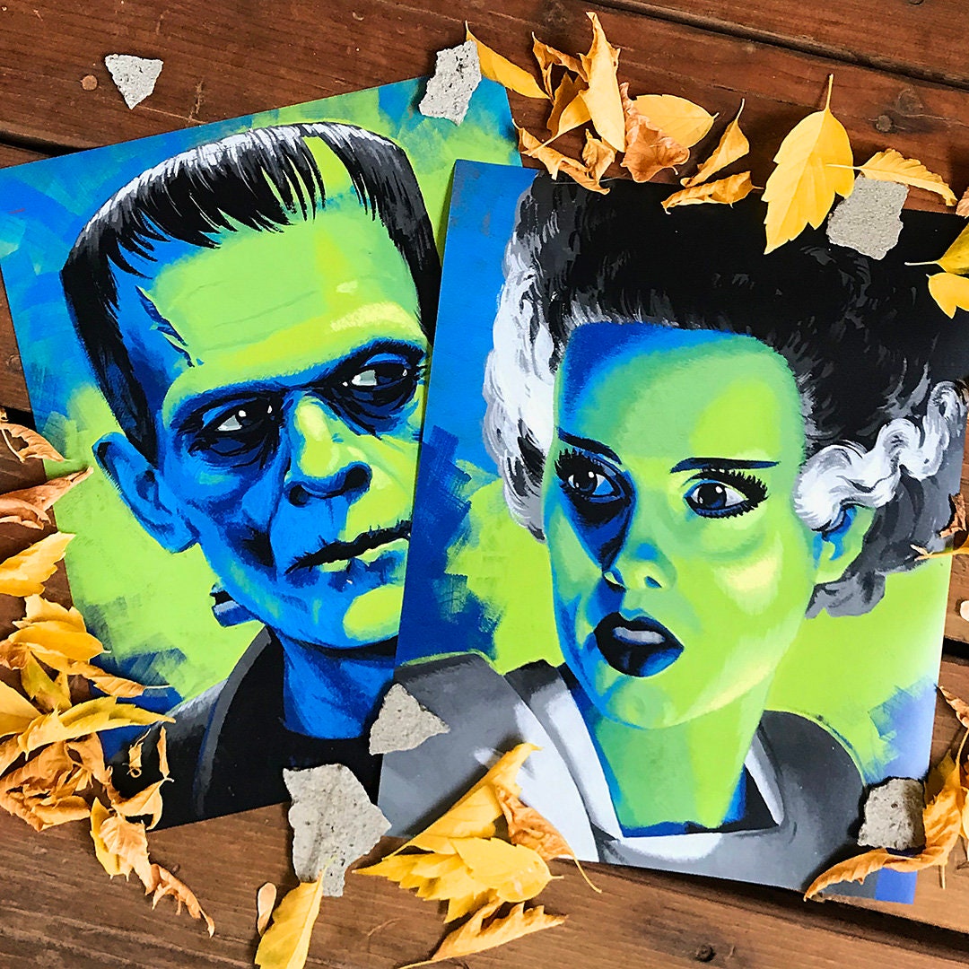 Frankenstein Portrait 11 X 14 - Etsy