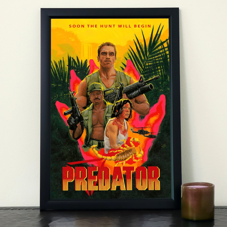 Predator 16x24 Alternative Movie Poster, New Unique Design - Etsy