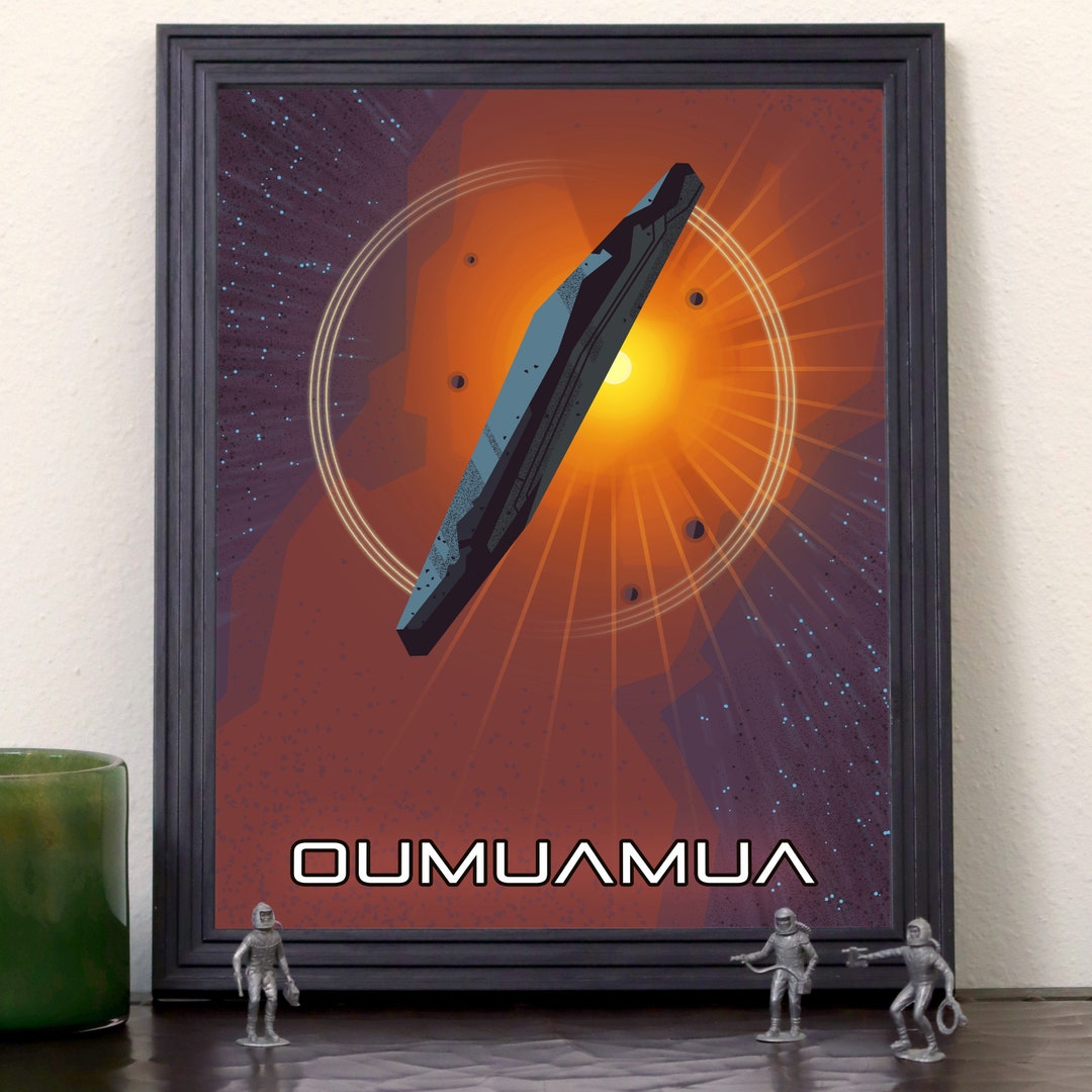 Oumuamua Space Deco Art Print 11x14 - Etsy
