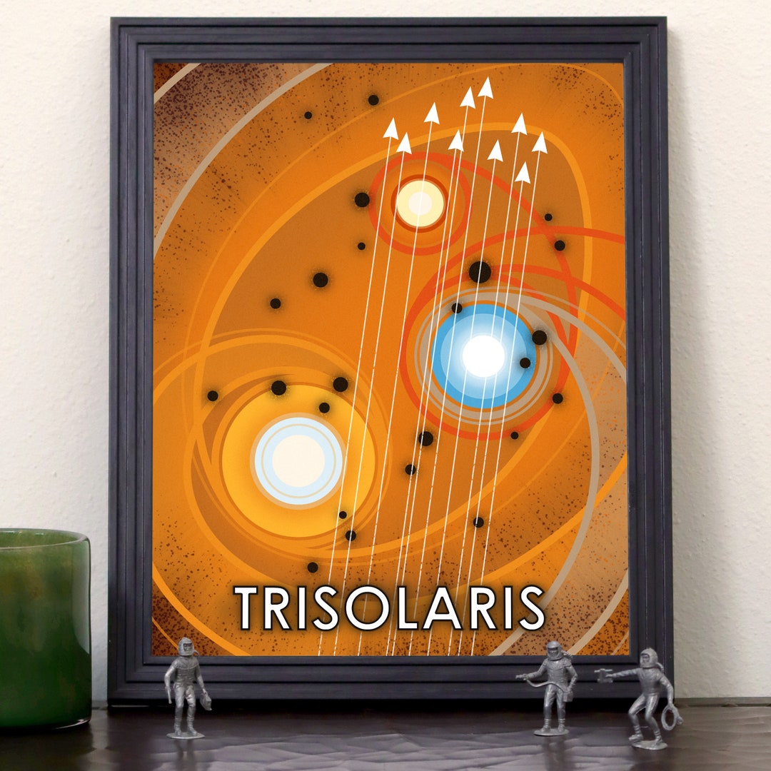 Trisolaris Space Deco Art Print 11x14 - Etsy