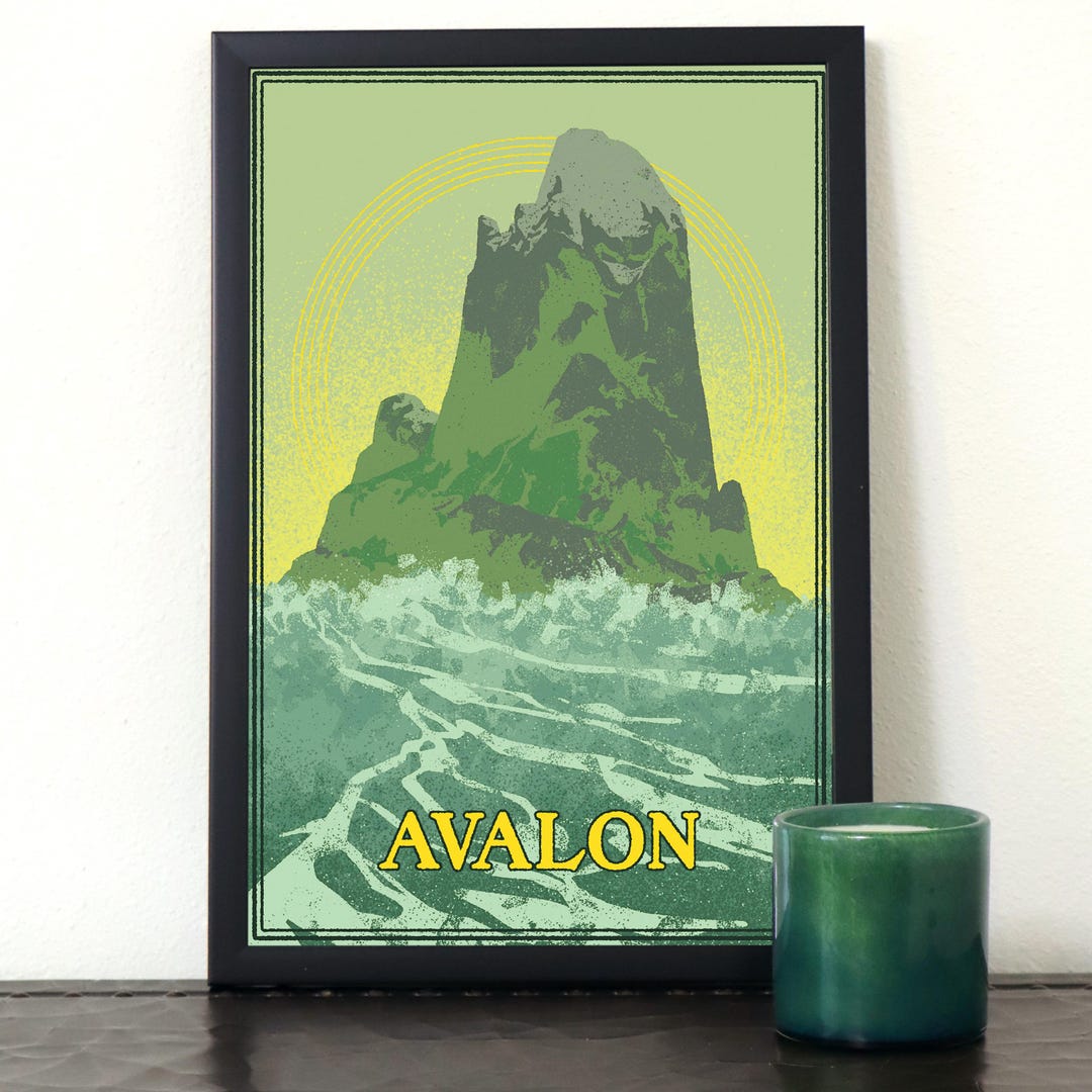 Avalon Travel Poster, 12 X 18, Original Design - Etsy