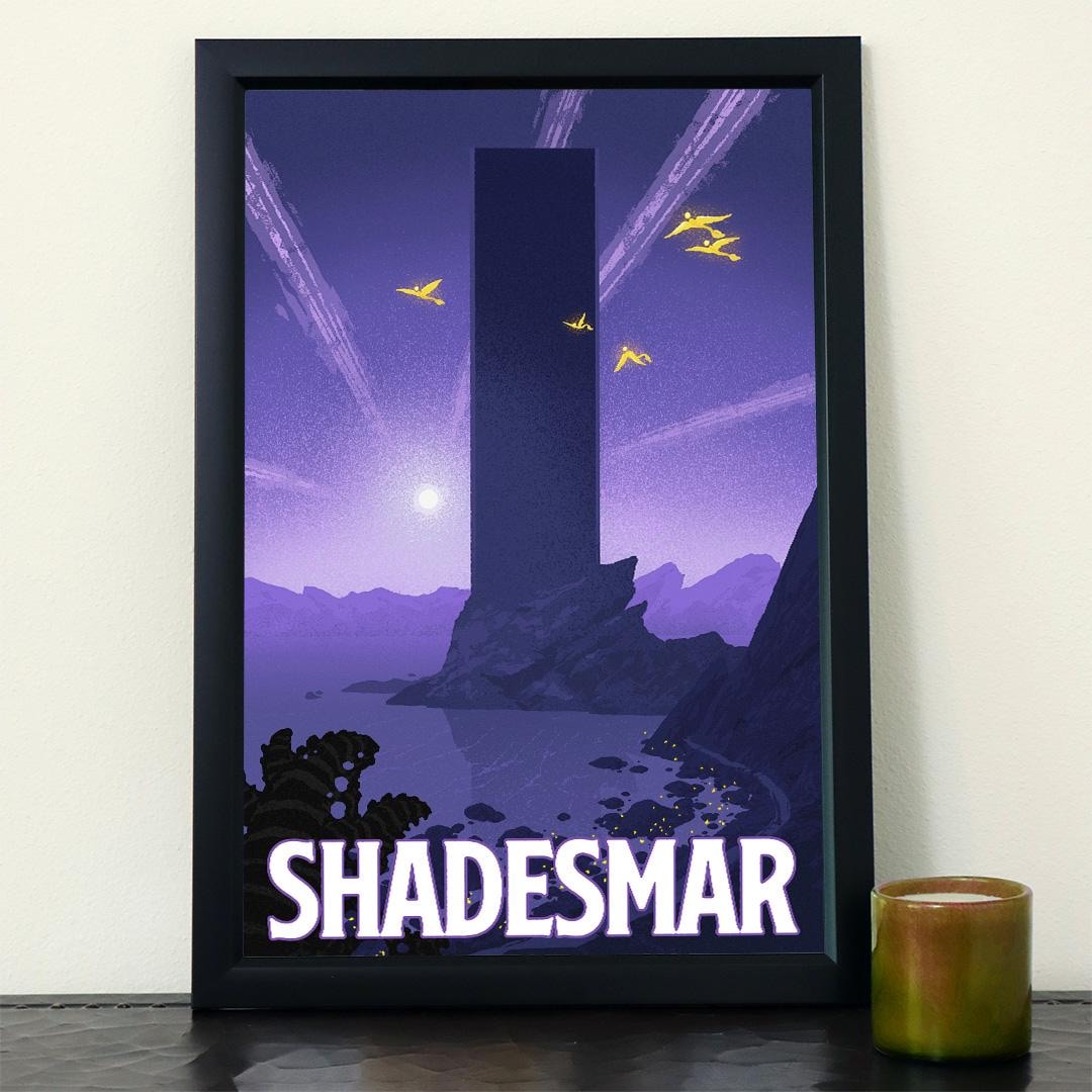 Shadesmar - Official Cosmere Travel Art Print, 16" X 24" - Etsy