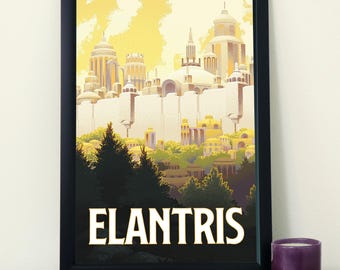 Urithiru - Official Cosmere Travel Art Print, 16" X 24" - Etsy