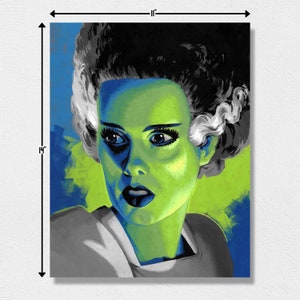 Bride of Frankenstein Portrait 11 X 14 - Etsy