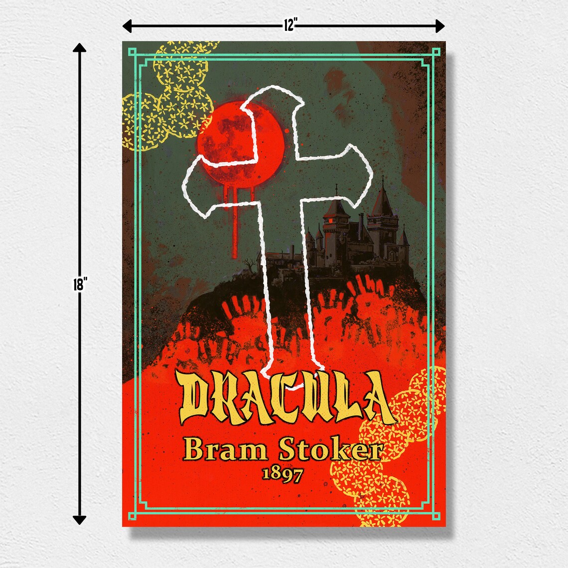 Dracula, Alternative Book Cover Poster, New Design 12 X 18 - Etsy
