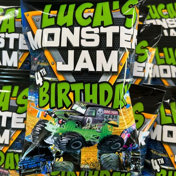 Monster Jam Custom Chips - Etsy