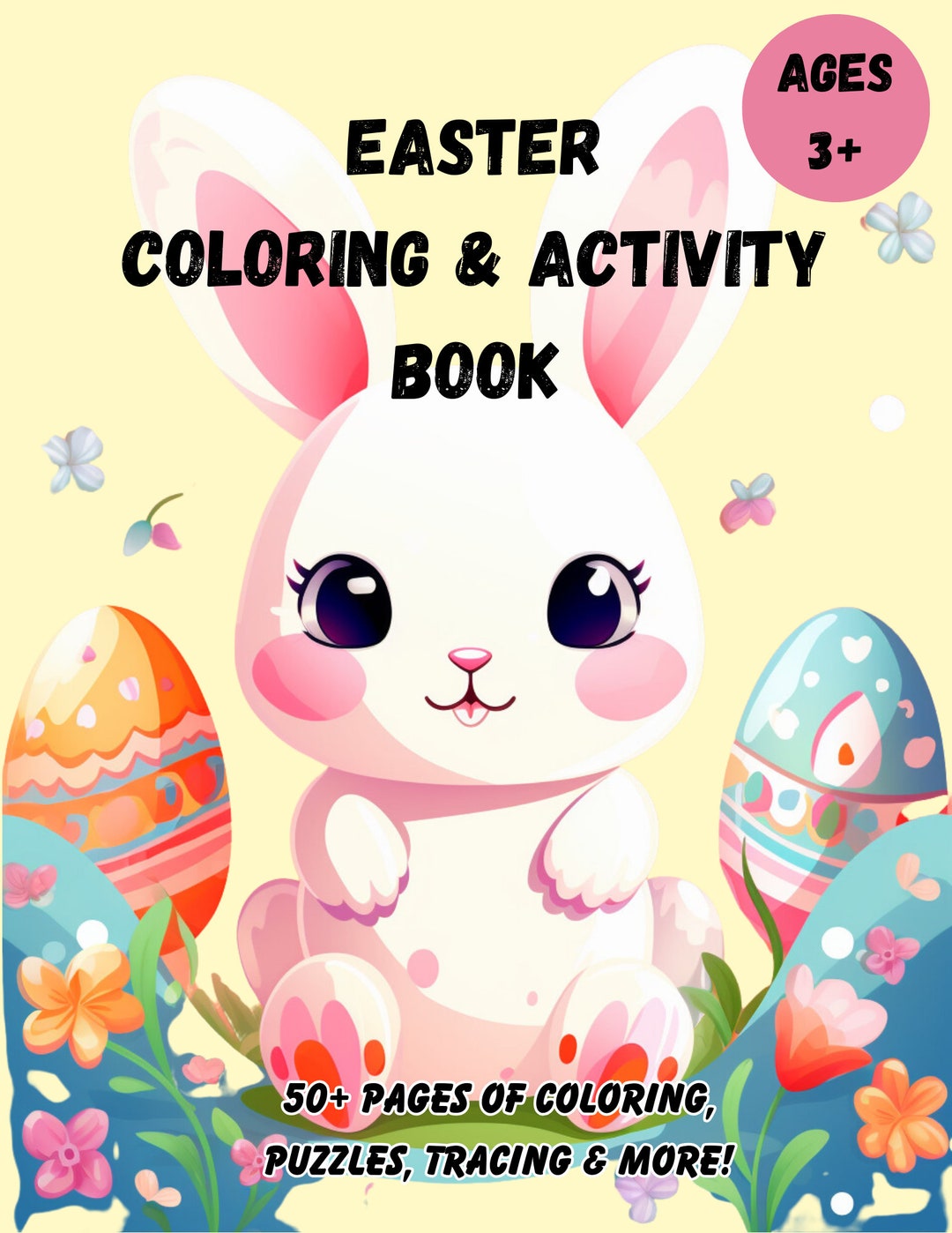 Easter Coloring & Activity Book - Etsy
