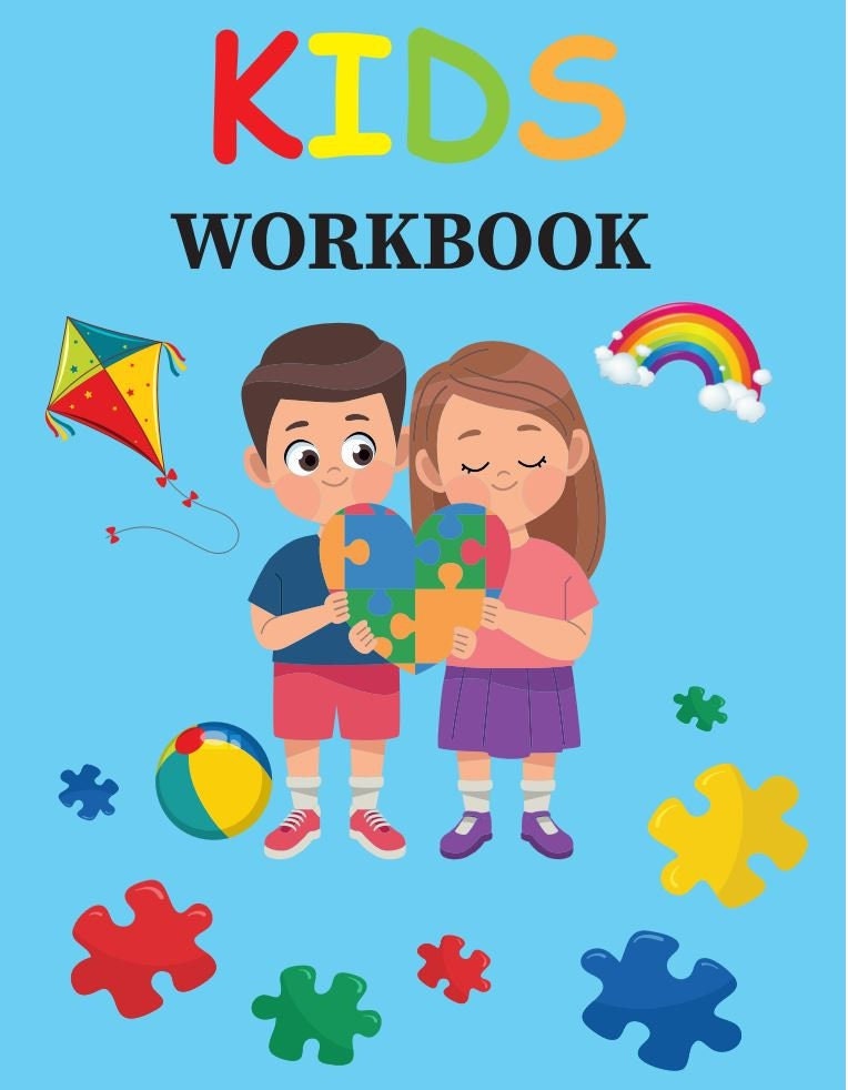 Autism Kids Workbook Printable Instant Download on the Spectrum Print ...
