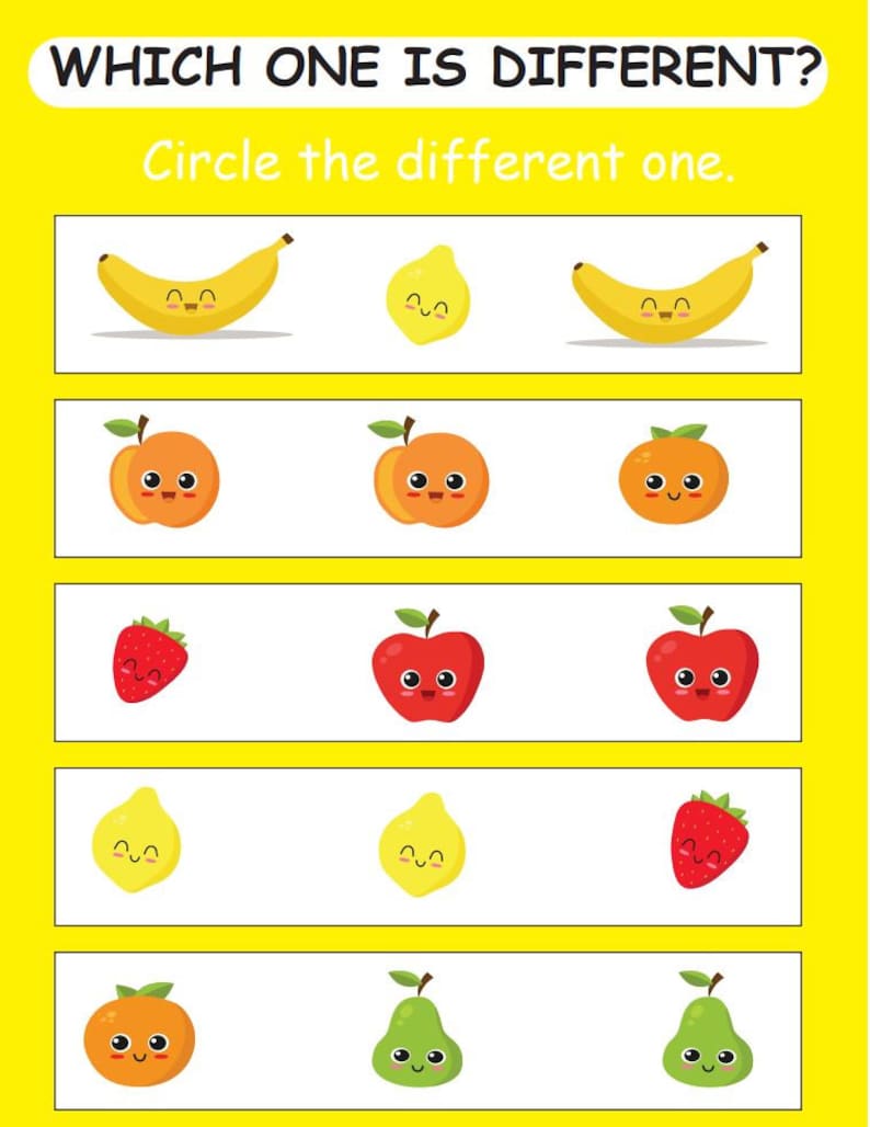 Autism Kids Workbook Printable Instant Download on the Spectrum Print ...