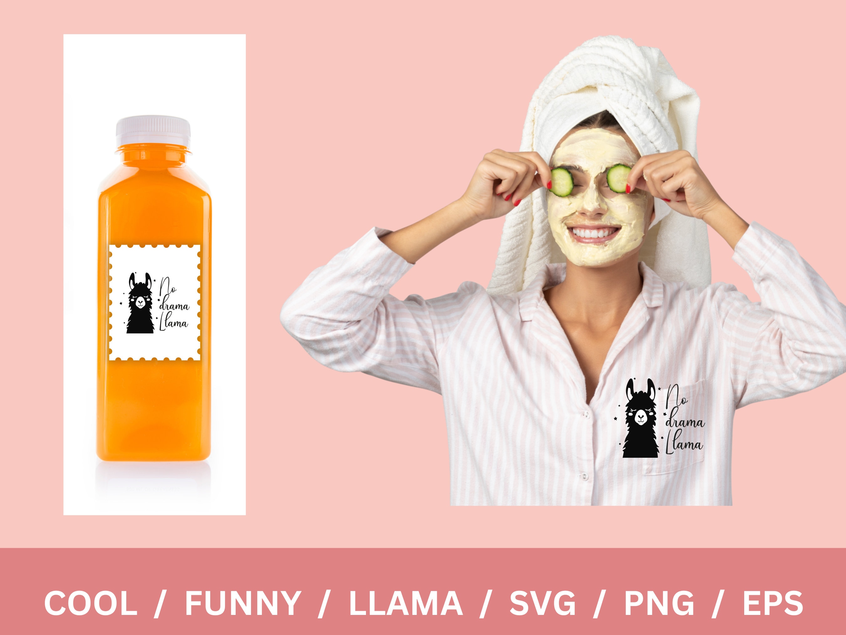No Drama Llama, Llamas Png Svg, Cute Animals Sublimation, Funny Svg Png ...