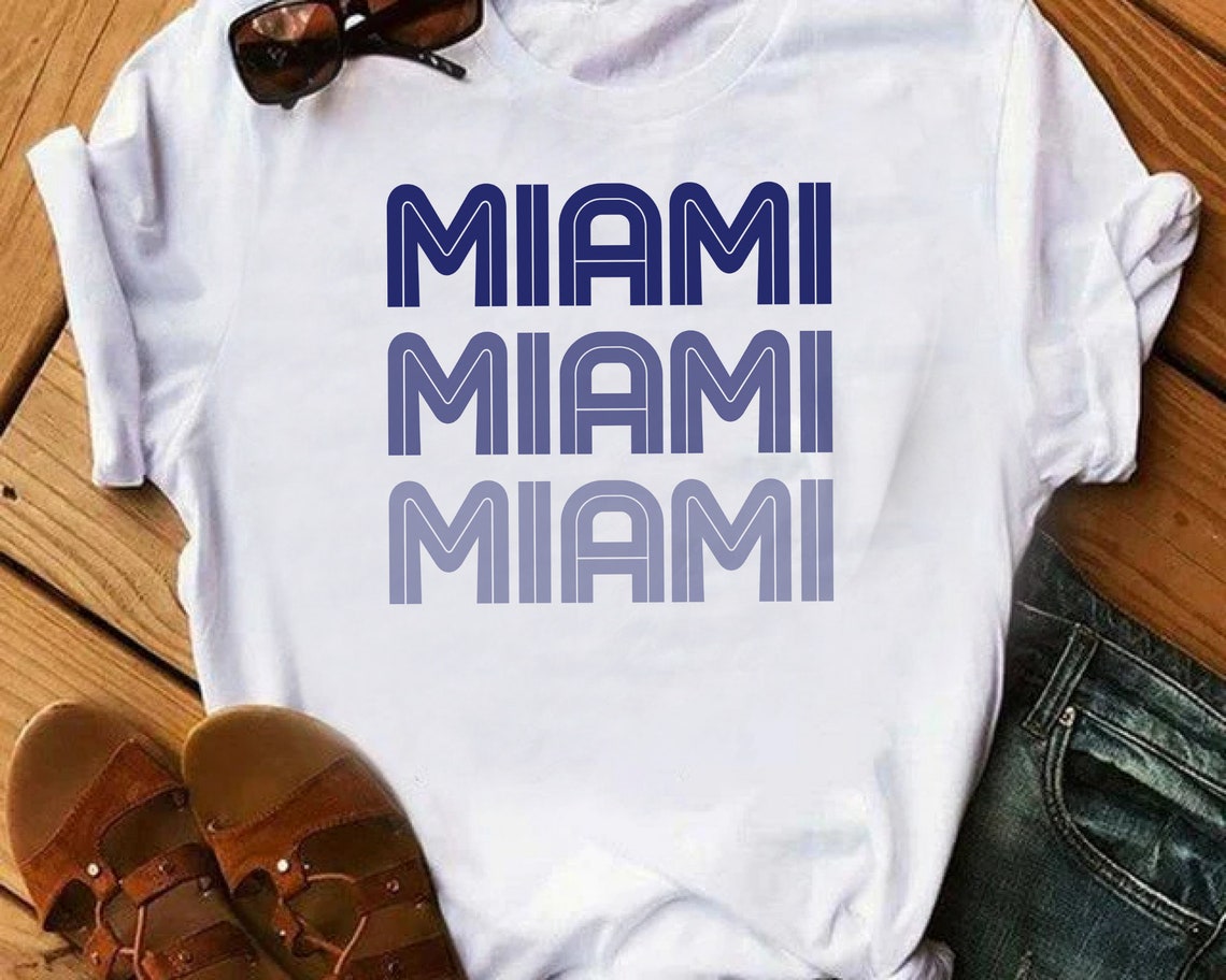 Miami Svg / Miami Skyline Svg / Svg Florida / Florida Png / Florida Svg ...