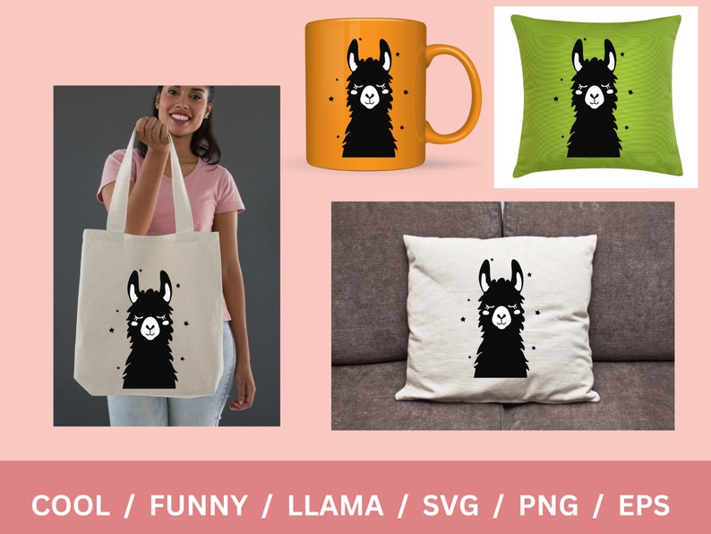 Svg Png Eps Llama Print on Demand Llama Clip Art Llamas PNG Llamas SVG ...