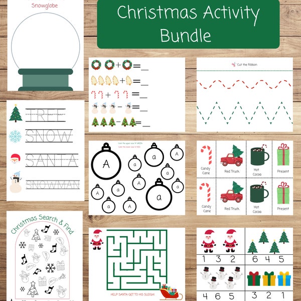Preschool Activity Bundle - Etsy