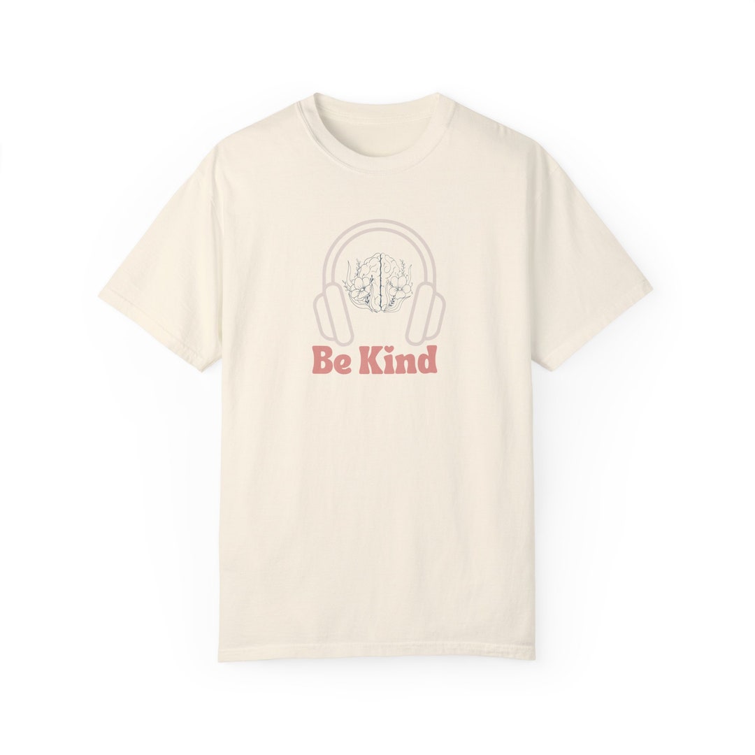Be Kind Autism Awareness Tee, Comfort Colors, Headphones ...