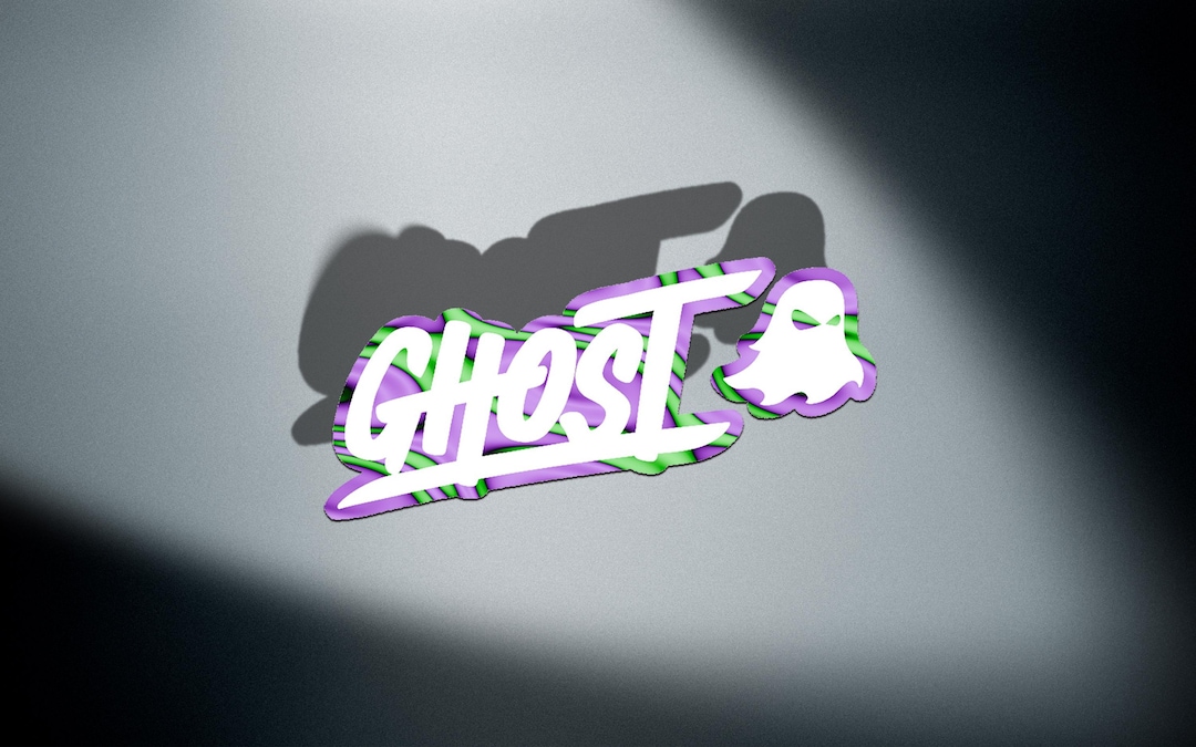 Ghost Energy Drink Logo Vinyl Sticker Premium Weatherproof Decal Higher ...