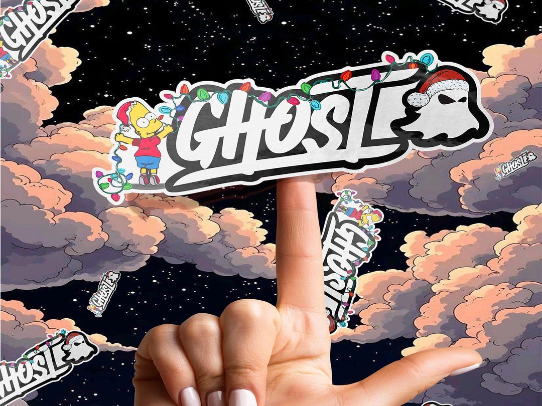 Ghost Energy Drink Logo Vinyl XMAS | Premium Weatherproof Decal ...