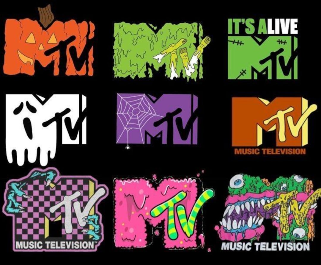 MTV Logo Vinyl Sticker Packs | Original Designs | Custom Sizes ...