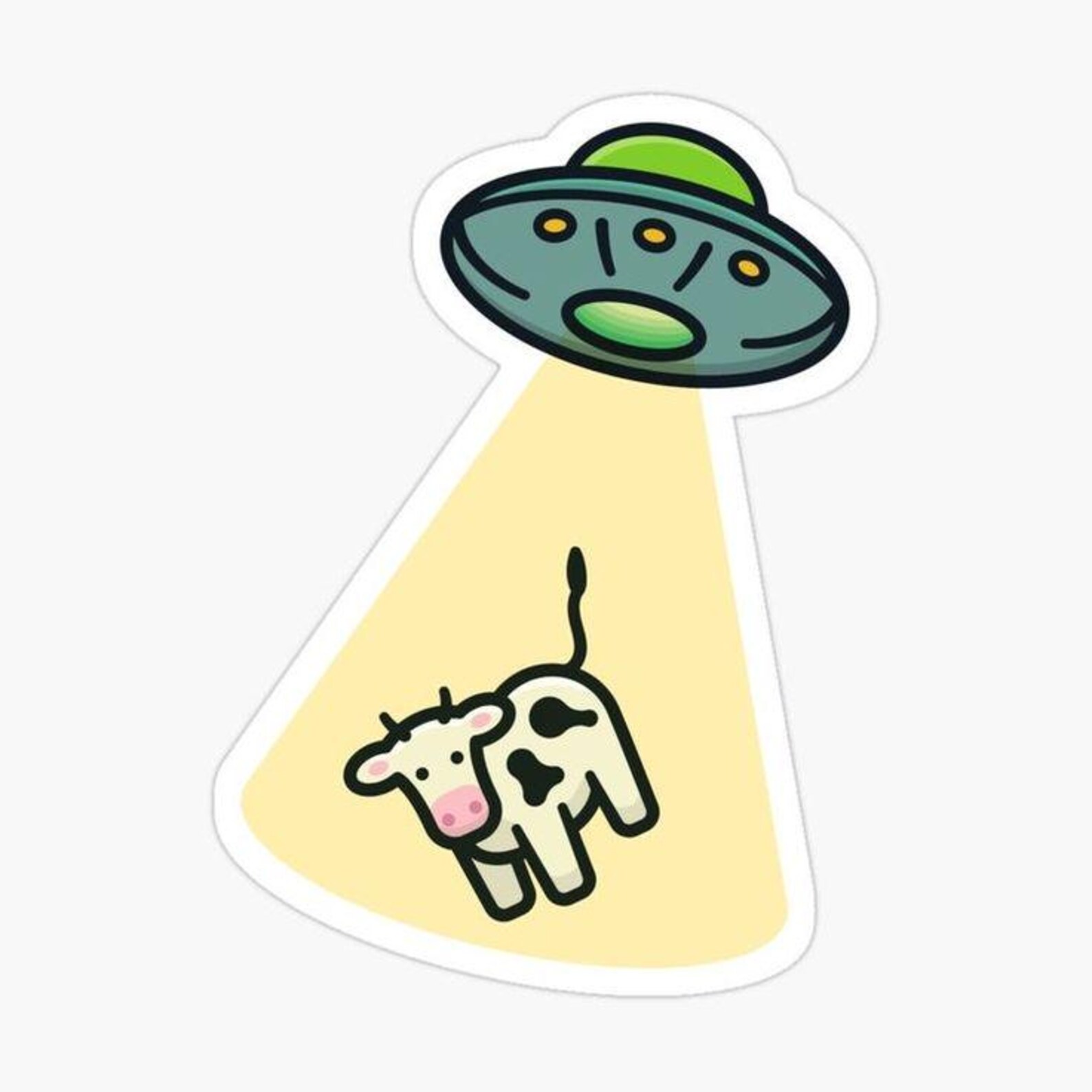 UFO & Cool Aesthetic Vinyl Stickers | Aesthetic, Cool Vinyl Decals ...