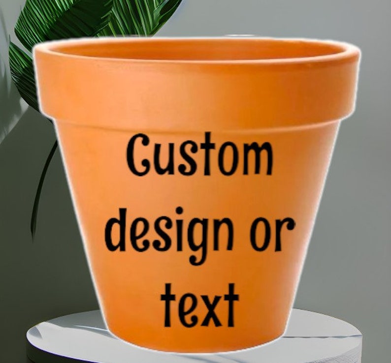 10 Inch Custom, Made to Order Pot, Any Color or Design Flowers ...