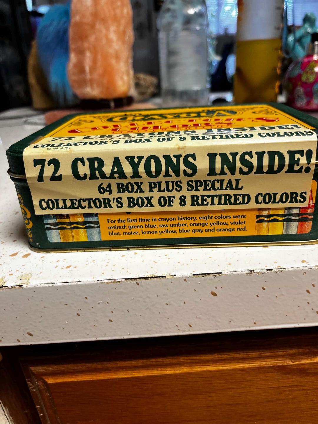 Limited Edition Vintage Crayola Crayons Collector's Colors Tin - Etsy