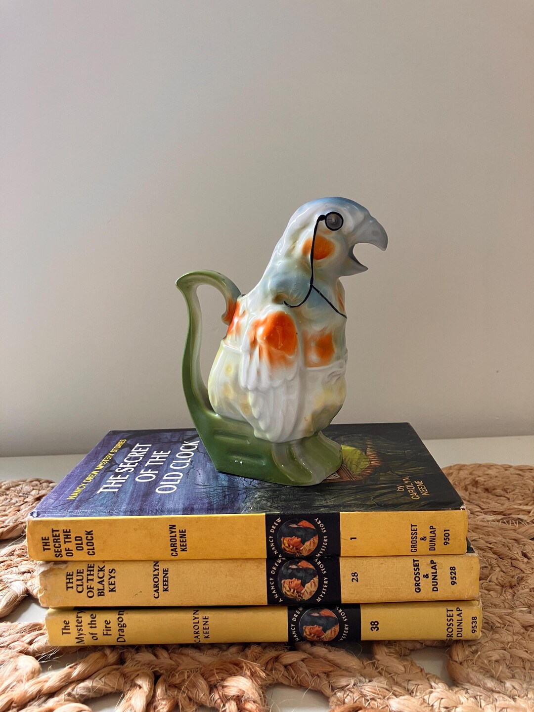 Vintage Parrot Creamer – 1930s Monocle Bird Jug, Czech/german - Etsy