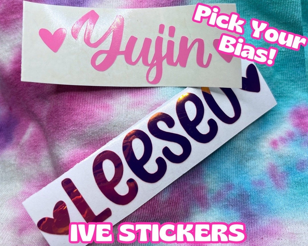 IVE Sticker, IVE Decal, Ive Lightstick Sticker, Habong Sticker, Ive ...