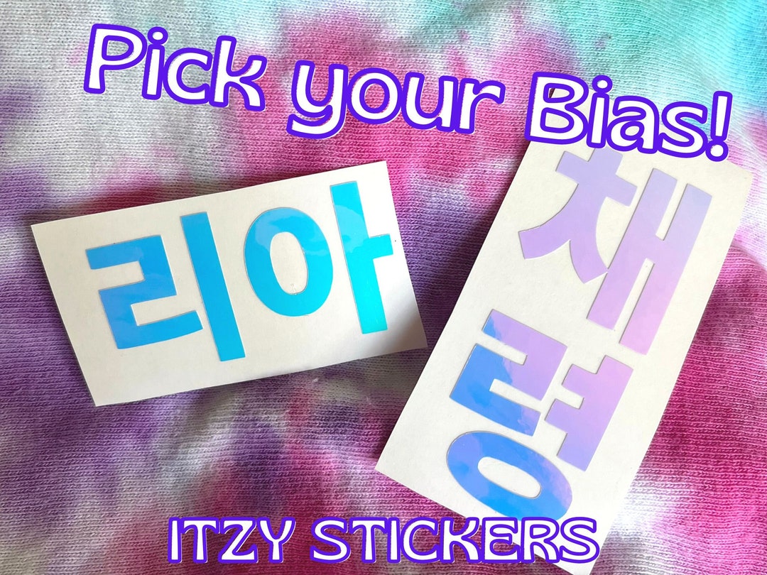 Itzy Sticker, Itzy Decal, Itzy Light Ring Stickers, Itzy KPOP, Itzy ...