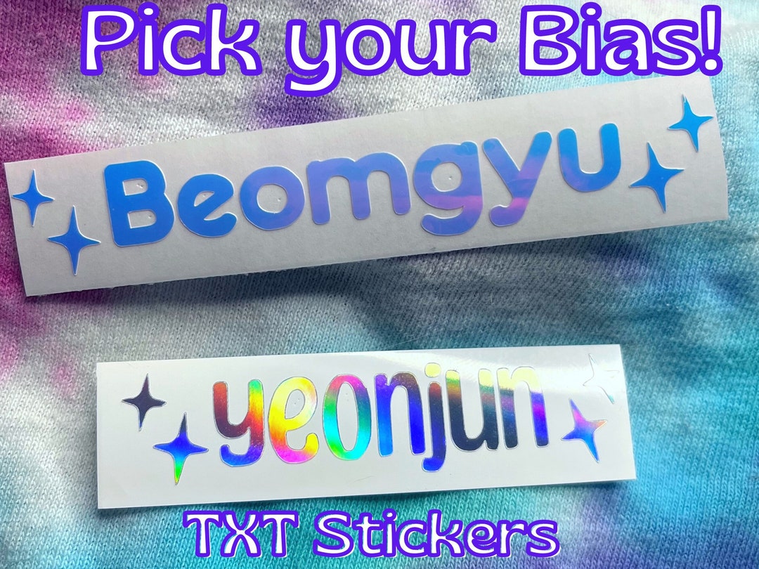 TXT Stickers, TXT Decal, Tomorrow X Together Stickers, Moabong Sticker ...