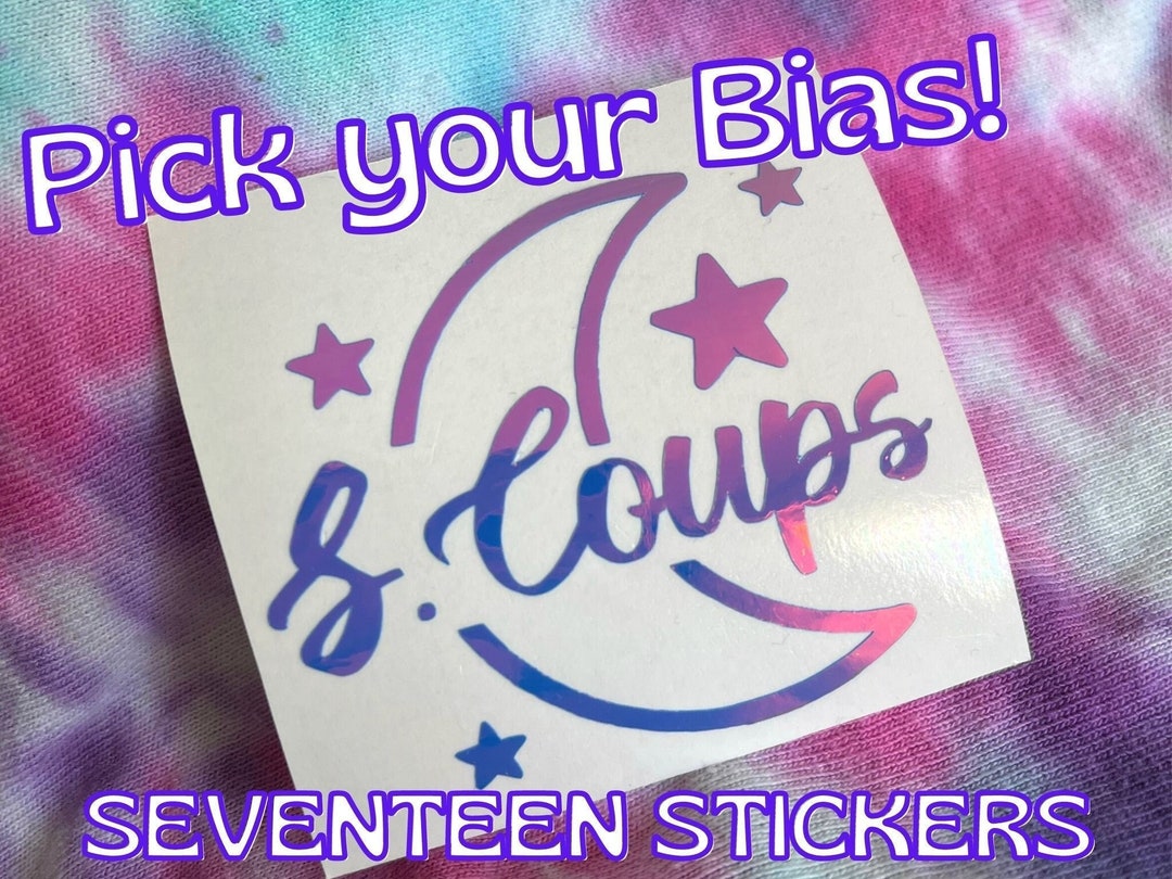 Seventeen Stickers, Seventeen Decal, Seventeen Lightstick Sticker ...
