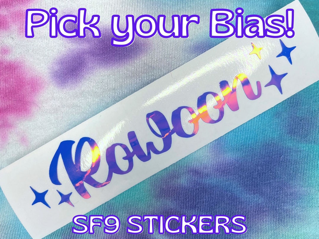 SF9 Sticker, SF9 Decal, SF9 Lightstick Sticker, Jigubong Sticker, SF9 ...