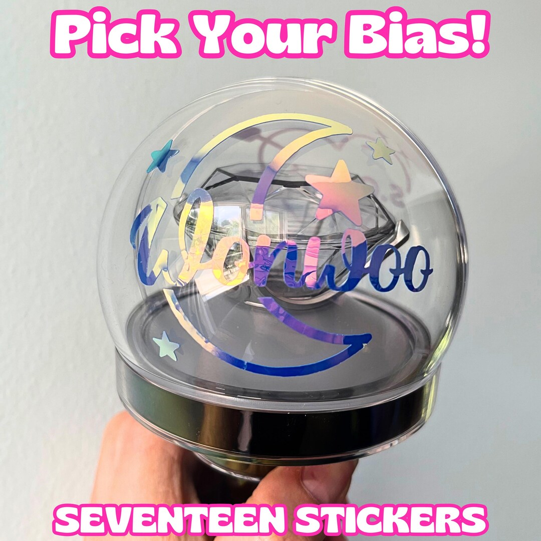 Seventeen Stickers, Seventeen Decal, Seventeen Lightstick Sticker ...