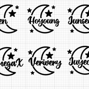 Custom K-pop Decals, Custom K-pop Stickers, Lightstick Decor ...