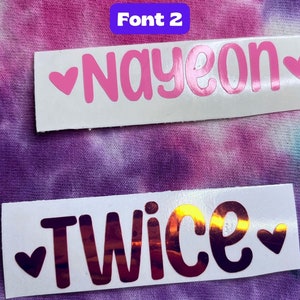 Twice Sticker, Twice Decal, Twice Lightstick Sticker, Candybong Sticker ...