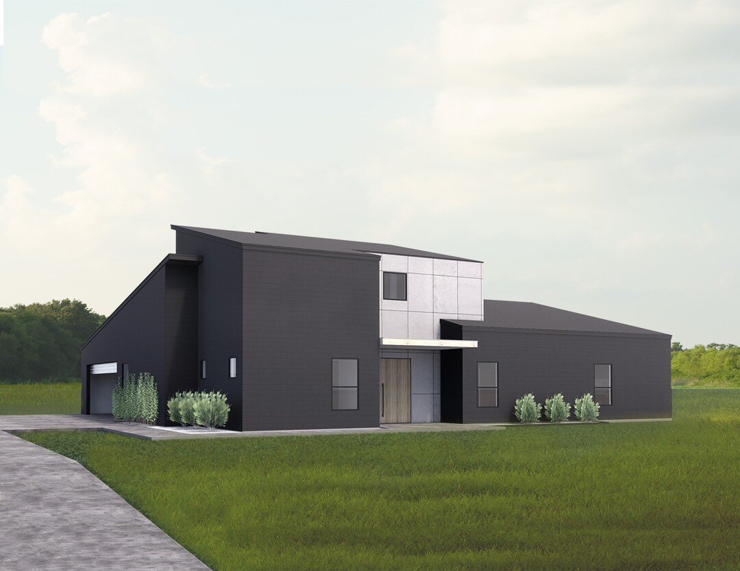 Modern Loft House - Floor Plans and Blueprint Drawings - 1754 Sqft ...