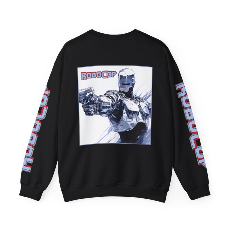 Black or White Custom Made OCP Robocop Sweatshirt Comic Book Art Pull ...