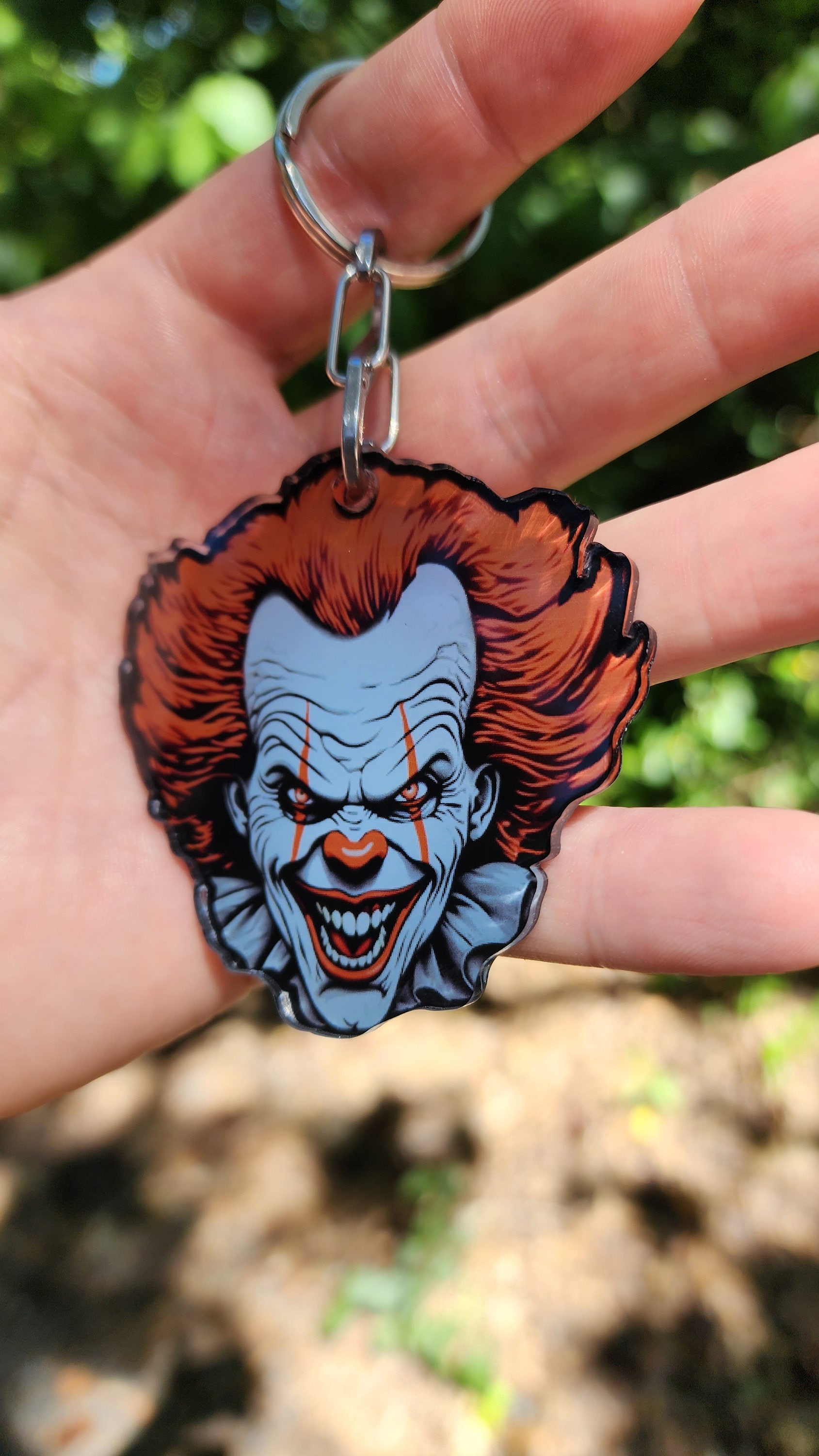 IT Pennywise Pennywise the Clown Pennywise Acrylic Keychain Stephan ...